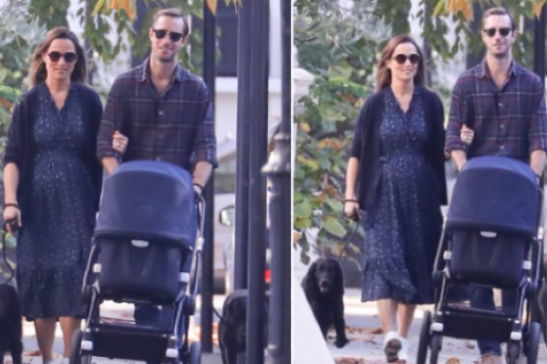 Pippa Middleton pictured with baby son for the first time